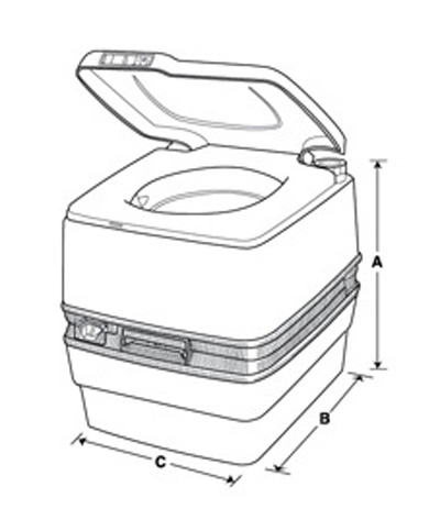Ready-To-Roll-Trailers.com | Private Bathroom w/Portable Toilet - 6x12 ...